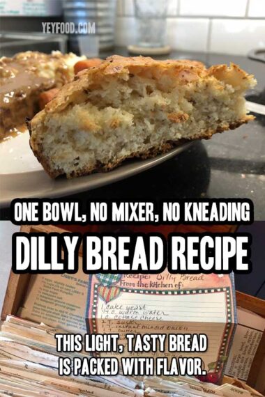 Dilly Bread Is A Very Big Dill Make It In One Bowl With No Kneading ...