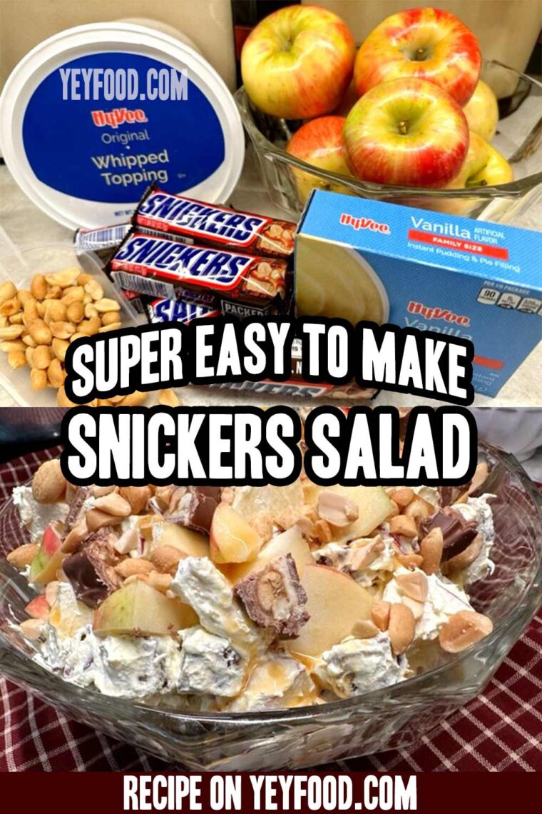 Make Yummy Snickers Salad For A Potluck - Yeyfood.com: Recipes, cooking ...