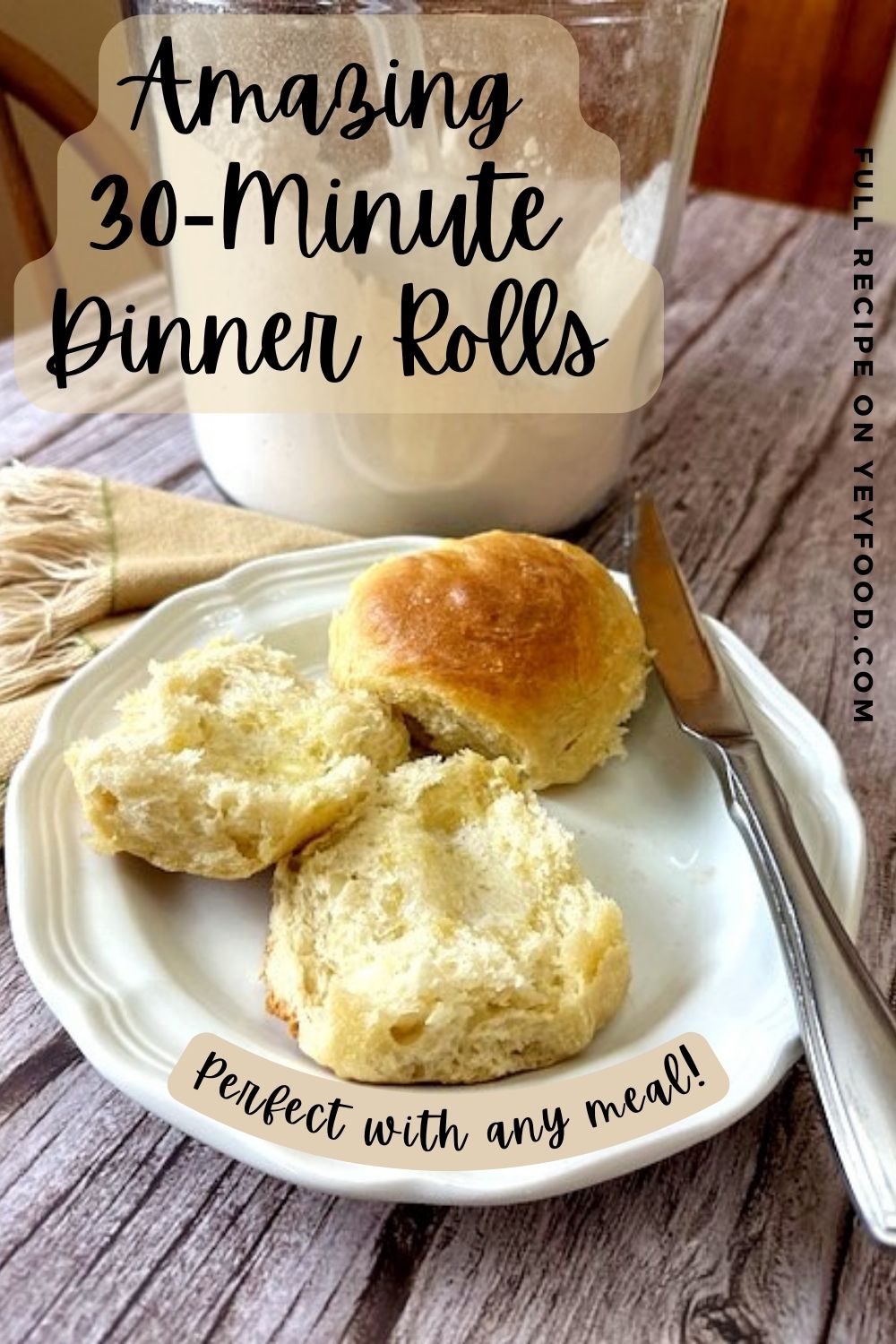 Amazing 30 Minute Dinner Rolls Are Easy To Make - Yeyfood.com: Recipes ...