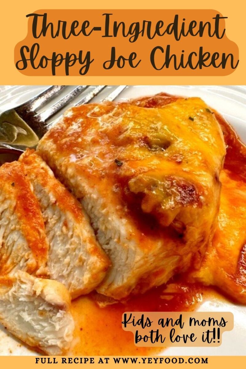 Make This Easy 3 Ingredient Sloppy Joe Chicken - Yeyfood.com: Recipes ...