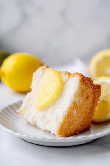 Easy Lemon Angel Food Cake - Yeyfood.com: Recipes, cooking tips, and ...