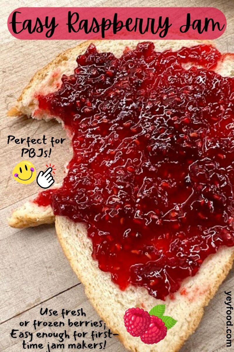 Make Easy Raspberry Jam With Fresh Or Frozen Berries - Yeyfood.com ...