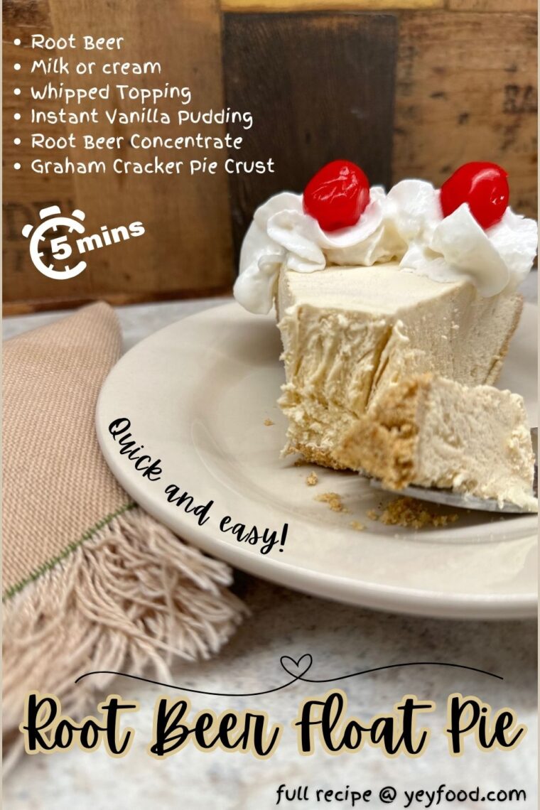 Easy Root Beer Float Pie Is A Great Dessert - Yeyfood.com: Recipes ...