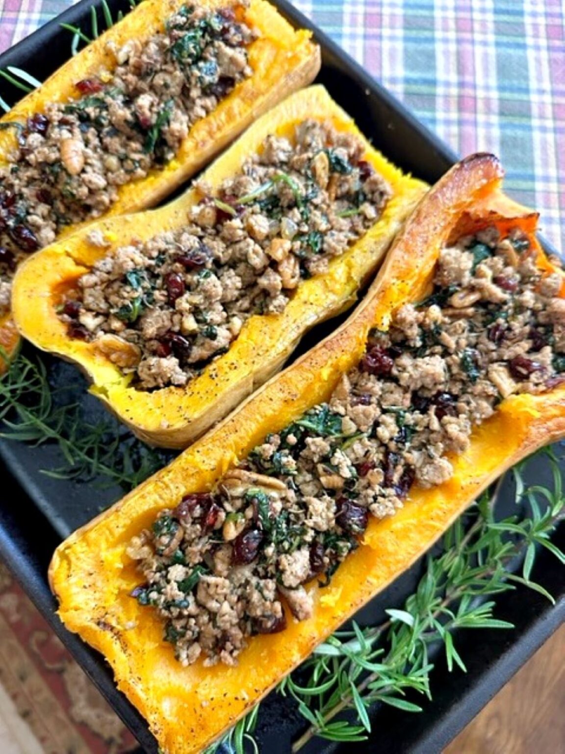 Amazing Oven-Roasted Butternut Squash With Sausage - Yeyfood.com ...