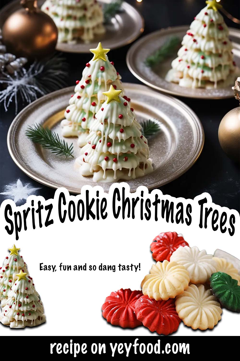 Spritz Cookie Christmas Trees - Yeyfood.com: Recipes, cooking tips, and ...