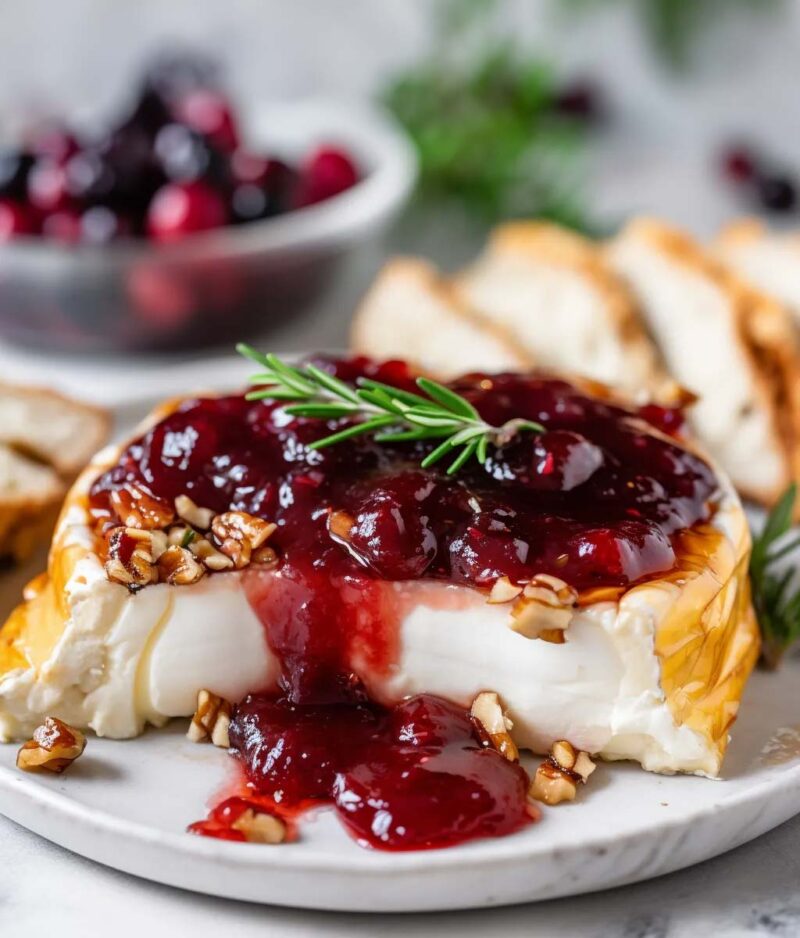 Baked Brie With Cranberry Compote - Yeyfood.com: Recipes, cooking tips ...