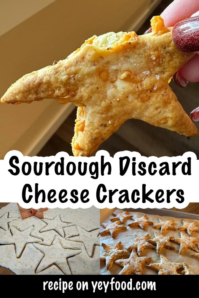 Sourdough Discard Cheese Crackers - Yeyfood.com: Recipes, cooking tips ...