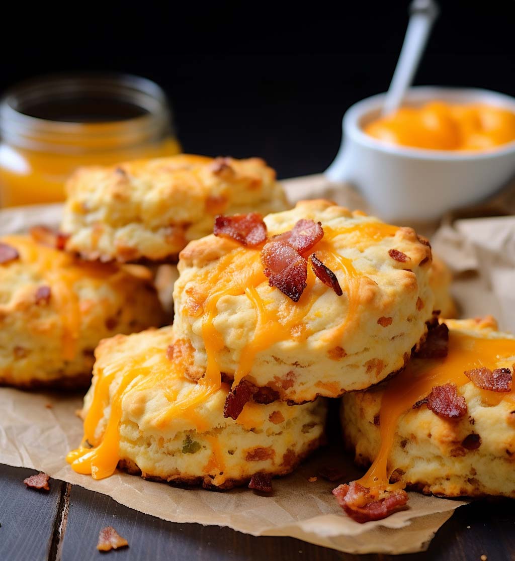 Best Cheddar Bacon Biscuits - Yeyfood.com: Recipes, cooking tips, and ...