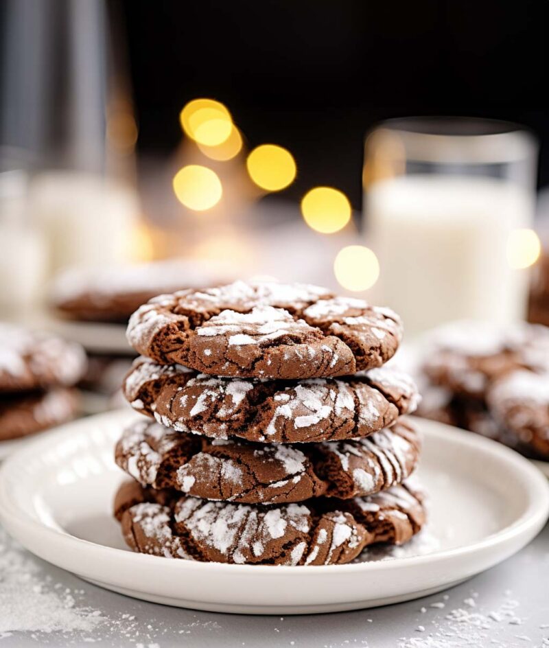 Chocolate Crinkle Cookies - Yeyfood.com: Recipes, cooking tips, and ...