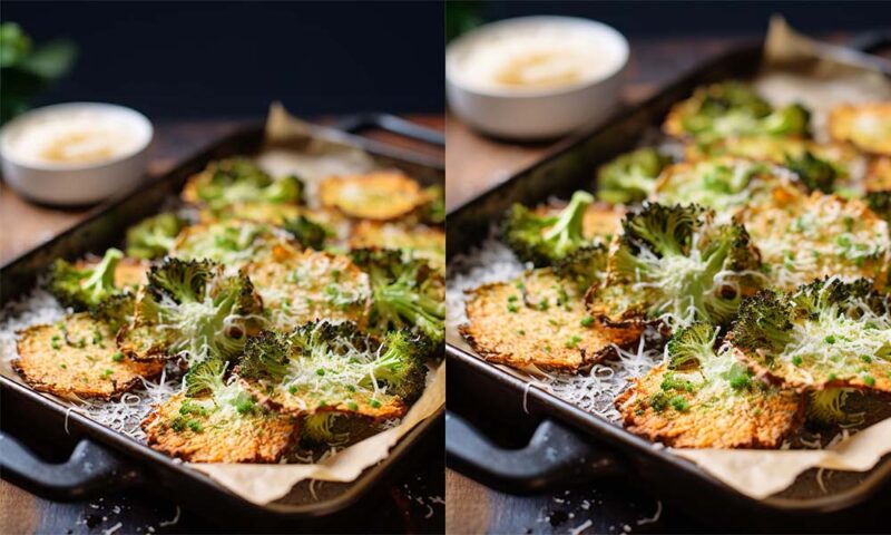 Crispy Parmesan Broccoli Chips - Yeyfood.com: Recipes, cooking tips ...