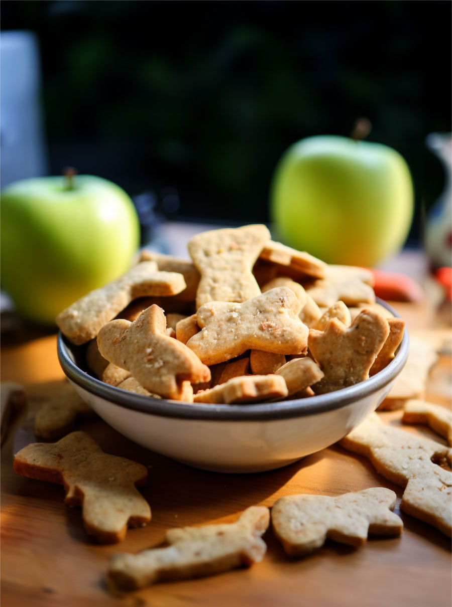 Apple And Peanut Butter Dog Biscuits - Yeyfood.com: Recipes, cooking ...