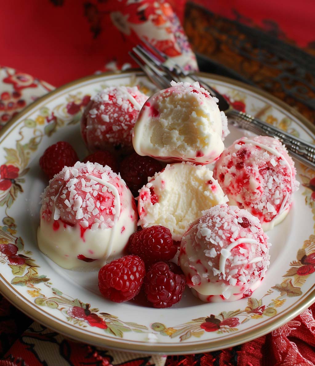 Raspberry Cheesecake Truffles - Yeyfood.com: Recipes, cooking tips, and ...