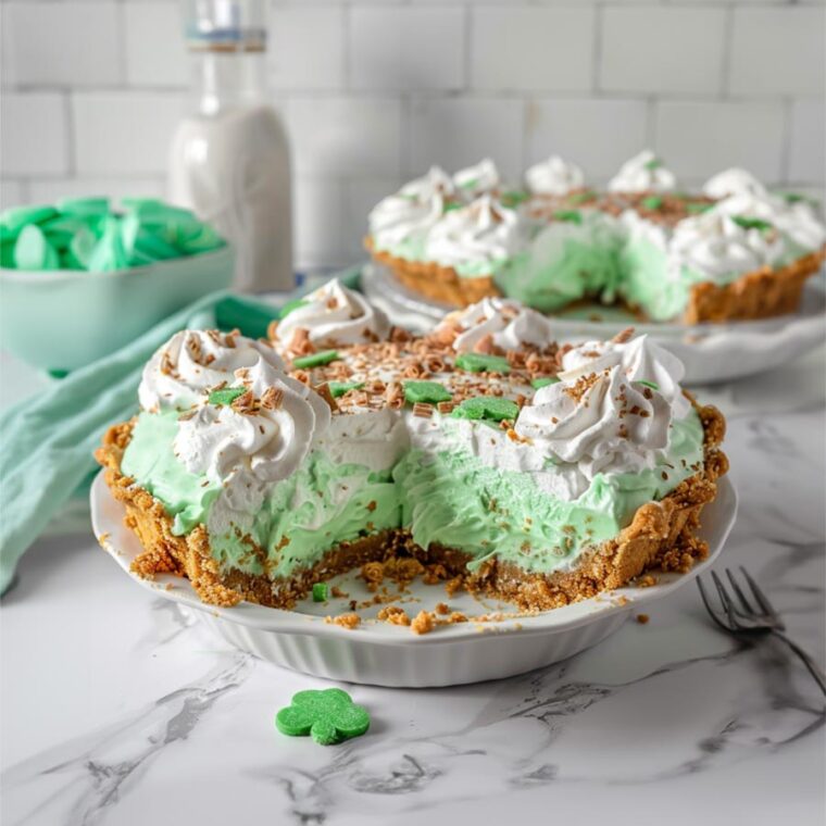 Easy Creamy Shamrock Shake Pie - Yeyfood.com: Recipes, cooking tips ...