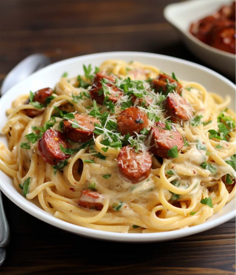 Smoked Sausage Cajun Alfredo - Yeyfood.com: Recipes, cooking tips, and kitchen hacks for home ...