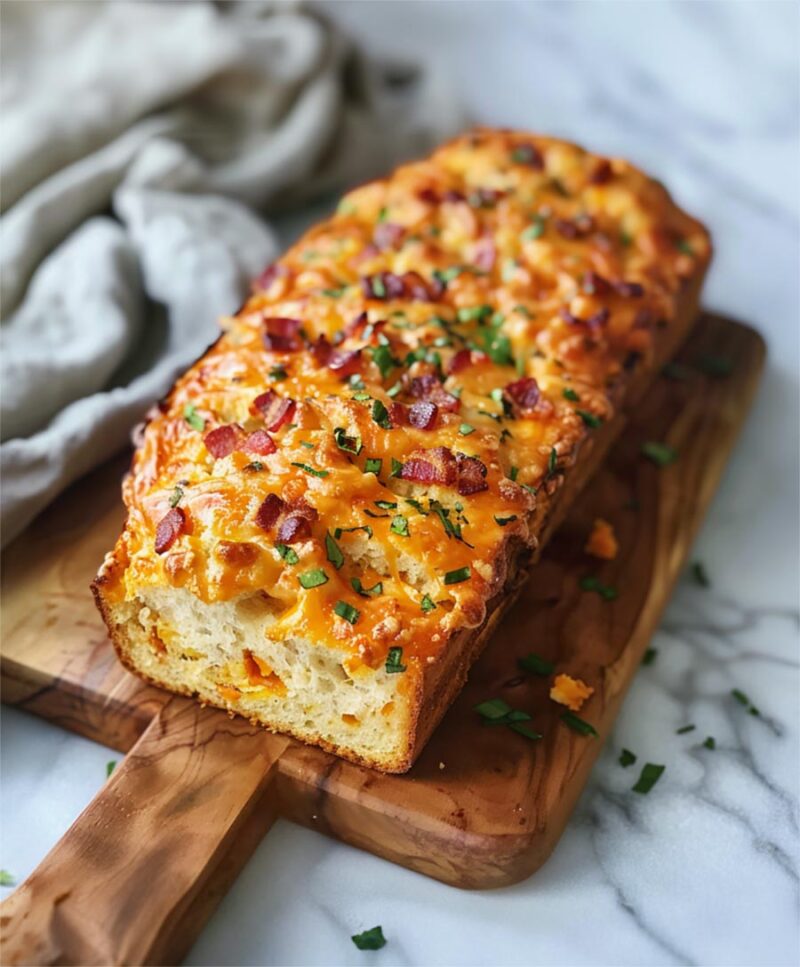 Bacon Cheddar Bread Recipe - Yeyfood.com: Recipes, cooking tips, and ...