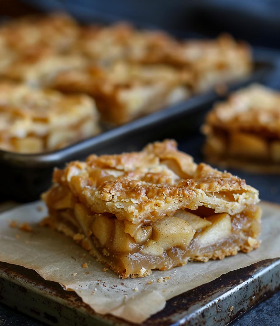 Flaky Apple Pie Bars - Yeyfood.com: Recipes, cooking tips, and kitchen ...
