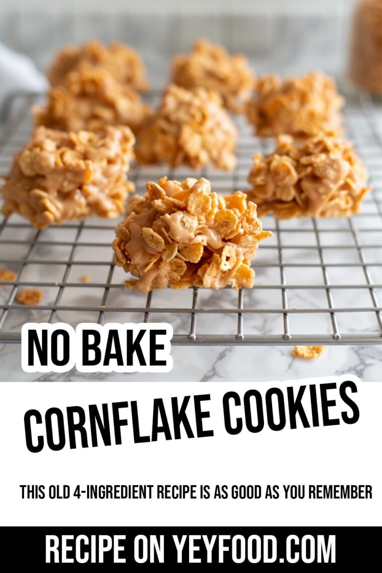 No Bake Cornflake Cookies - Yeyfood.com: Recipes, cooking tips, and ...