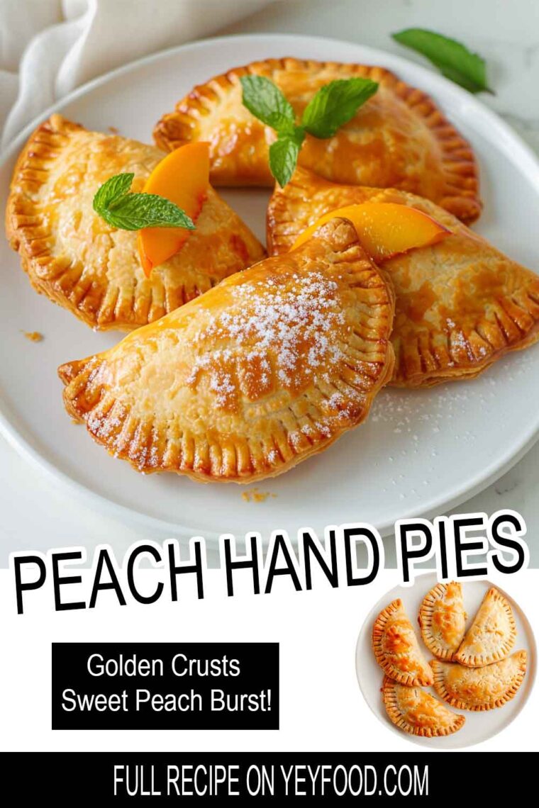 Peach Hand Pies - Yeyfood.com: Recipes, cooking tips, and kitchen hacks ...