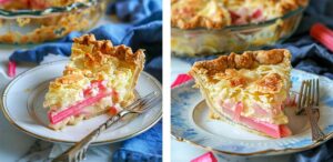 Rhubard Magic Crust Custard Pie - Yeyfood.com: Recipes, cooking tips ...