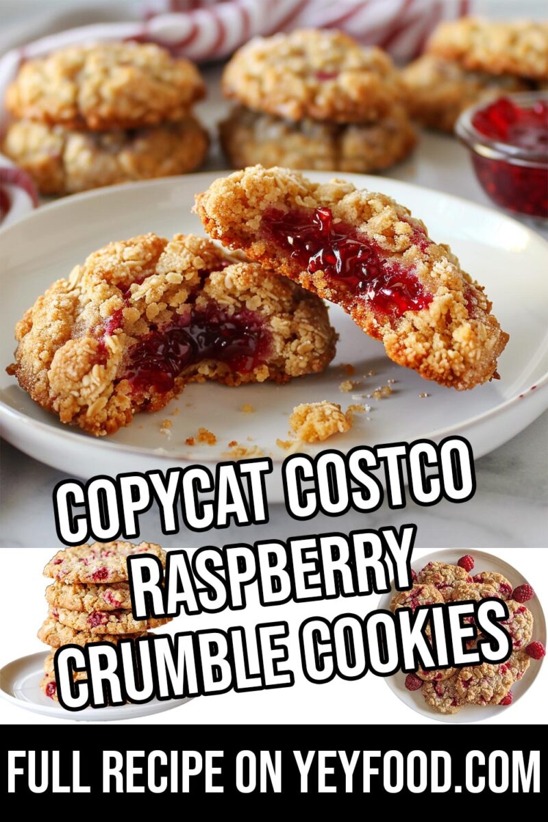 Copycat Costco Raspberry Crumble Cookies - Yeyfood.com: Recipes ...