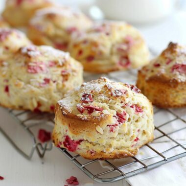 Rhubarb Scones - Yeyfood.com: Recipes, cooking tips, and kitchen hacks ...