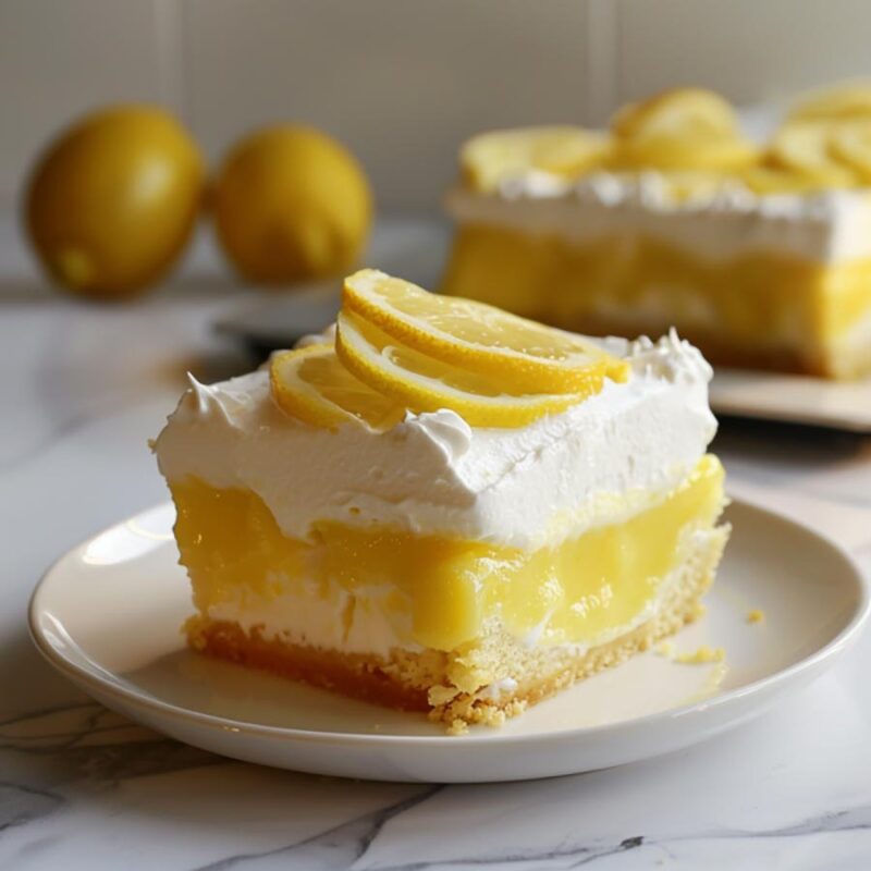 Lemon Pudding Poke Cake - Yeyfood.com: Recipes, cooking tips, and ...