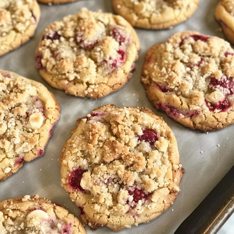Copycat Costco Raspberry Crumble Cookies - Yeyfood.com: Recipes ...