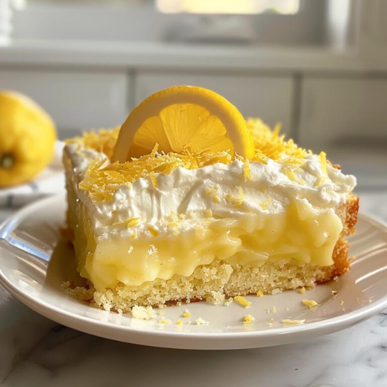 Lemon Pudding Poke Cake - Yeyfood.com: Recipes, cooking tips, and ...