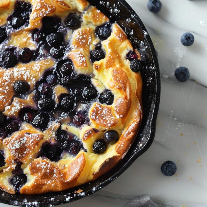 Lemon Blueberry Dutch Baby - Yeyfood.com: Recipes, cooking tips, and ...