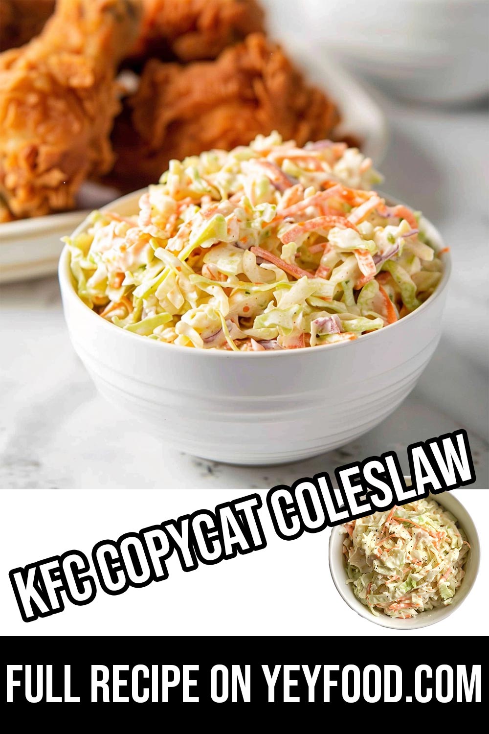 KFC Copycat Coleslaw - Yeyfood.com: Recipes, cooking tips, and kitchen ...