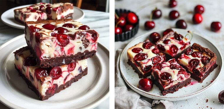 Cherry Cheesecake Brownies - Yeyfood.com: Recipes, cooking tips, and kitchen hacks for home ...
