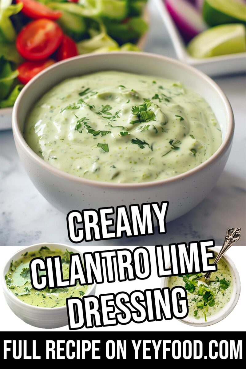 Creamy Cilantro Lime Dressing - Yeyfood.com: Recipes, cooking tips, and ...