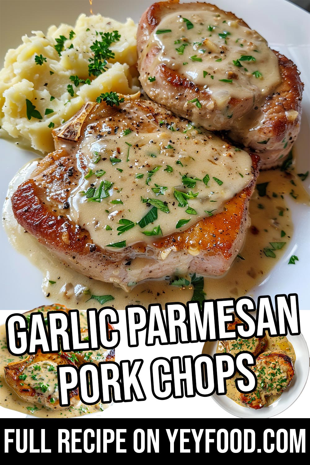 Garlic Parmesan Pork Chops - Yeyfood.com: Recipes, cooking tips, and ...