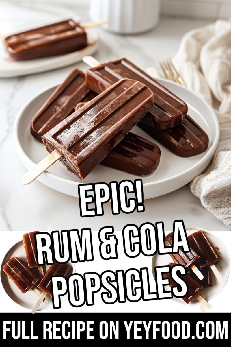 Epic Rum & Cola Popsicles - Yeyfood.com: Recipes, cooking tips, and ...