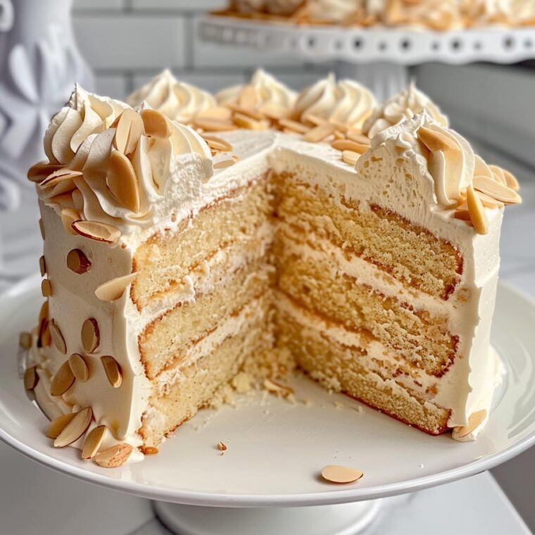 Almond Cream Cake - Yeyfood.com: Recipes, cooking tips, and kitchen ...