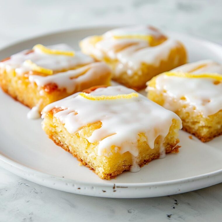 Zingy Lemon Bakewell Bars - Yeyfood.com: Recipes, cooking tips, and ...