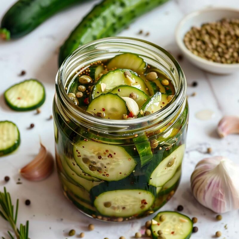 Sweet & Spicy Pickled Cucumbers - Yeyfood.com: Recipes, cooking tips ...
