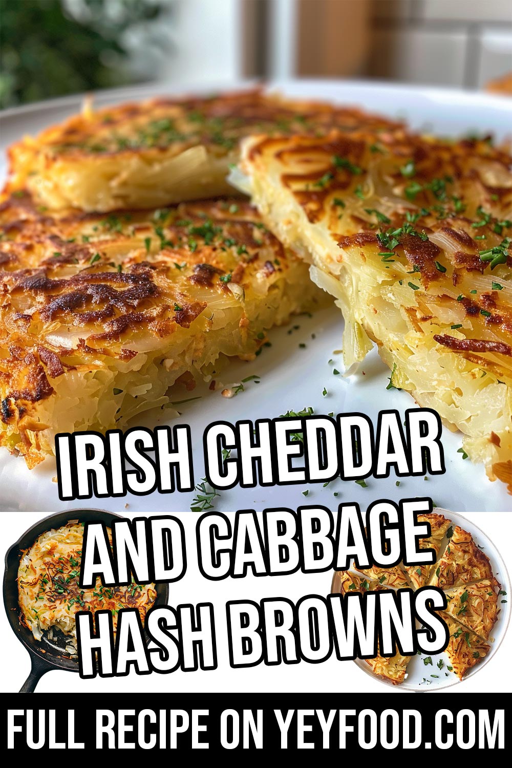 Irish Cheddar and Cabbage Hash Browns - Yeyfood.com: Recipes, cooking ...