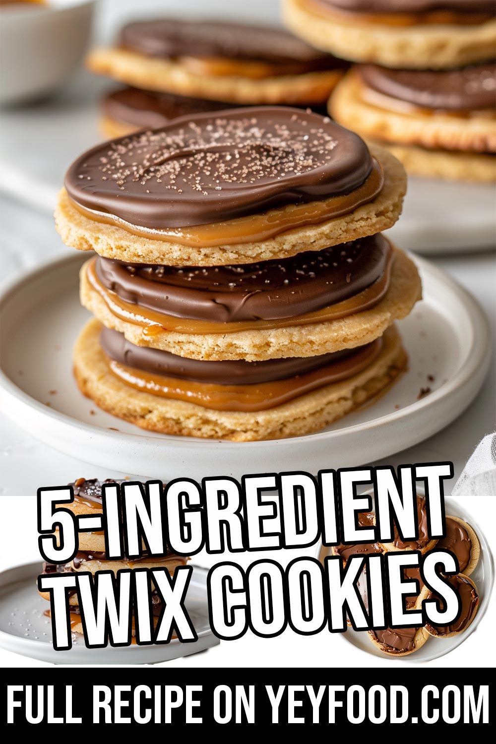 5-Ingredient Twix Cookies - Yeyfood.com: Recipes, cooking tips, and ...