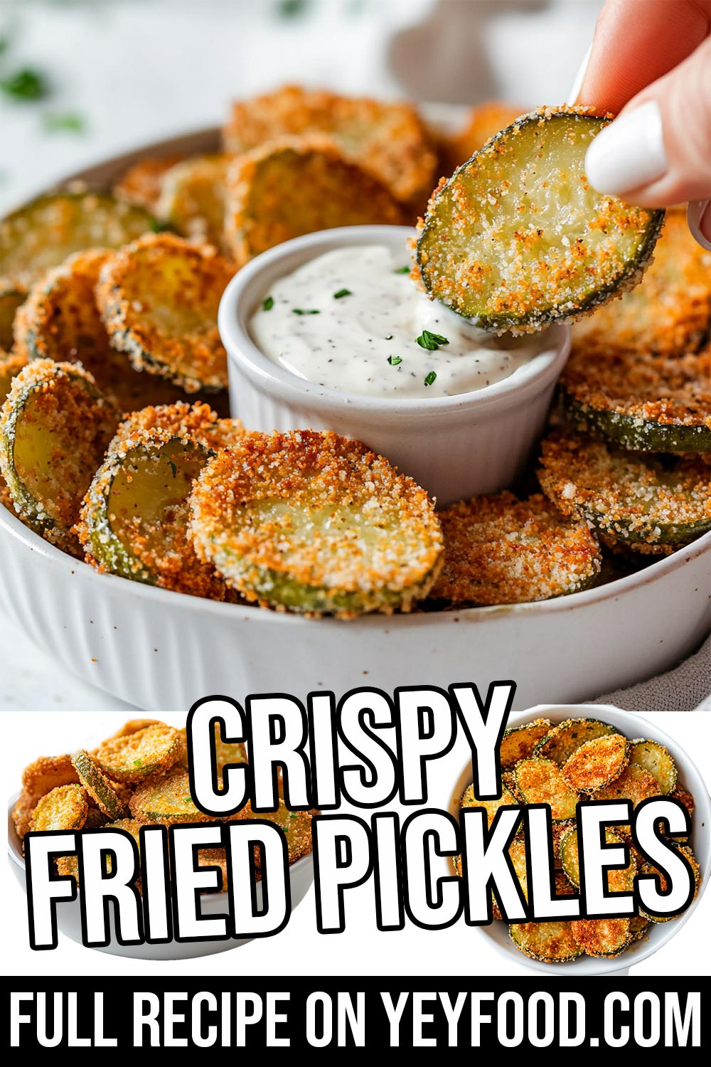 Crispy Fried Pickles - Yeyfood.com: Recipes, cooking tips, and kitchen ...