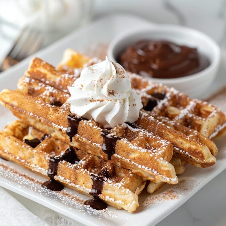 Banana Churro Waffle Sticks - Yeyfood.com: Recipes, cooking tips, and ...