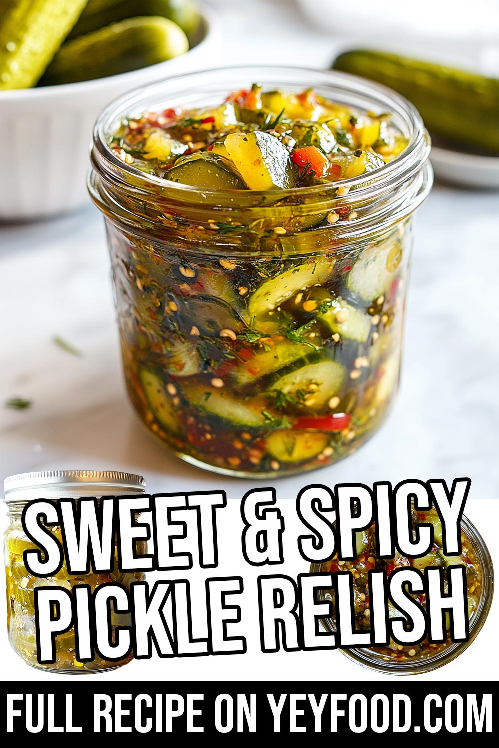 Sweet & Spicy Pickle Relish - Yeyfood.com: Recipes, cooking tips, and ...