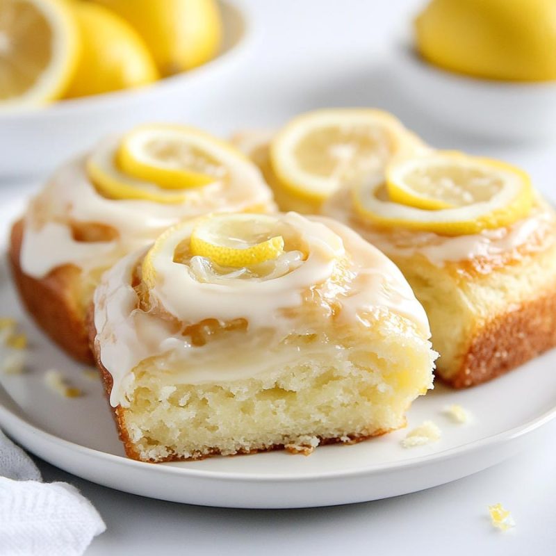 Frosted Lemon Rolls - Yeyfood.com: Recipes, cooking tips, and kitchen ...