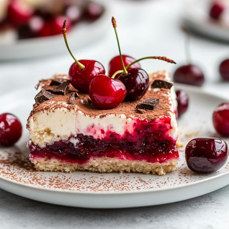 Cherries Jubilee Tiramisu - Yeyfood.com: Recipes, cooking tips, and ...
