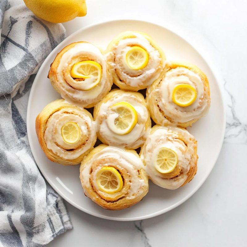 Frosted Lemon Rolls - Yeyfood.com: Recipes, cooking tips, and kitchen ...