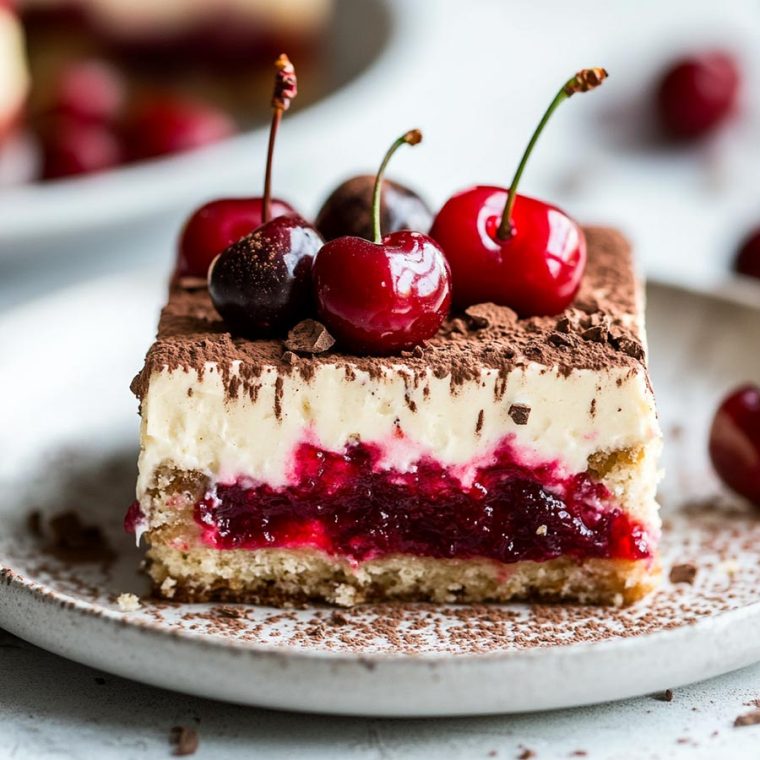Cherries Jubilee Tiramisu - Yeyfood.com: Recipes, cooking tips, and kitchen hacks for home cooks ...