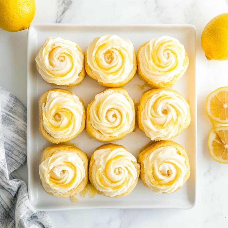 Frosted Lemon Rolls - Yeyfood.com: Recipes, cooking tips, and kitchen ...