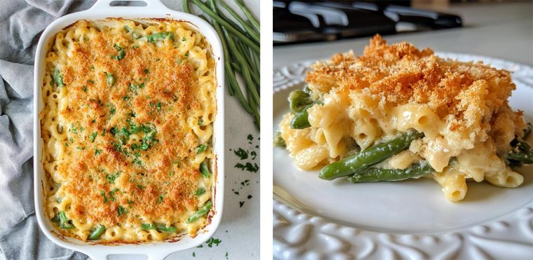 Mac n Cheese Green Bean Casserole - Yeyfood.com: Recipes, cooking tips ...