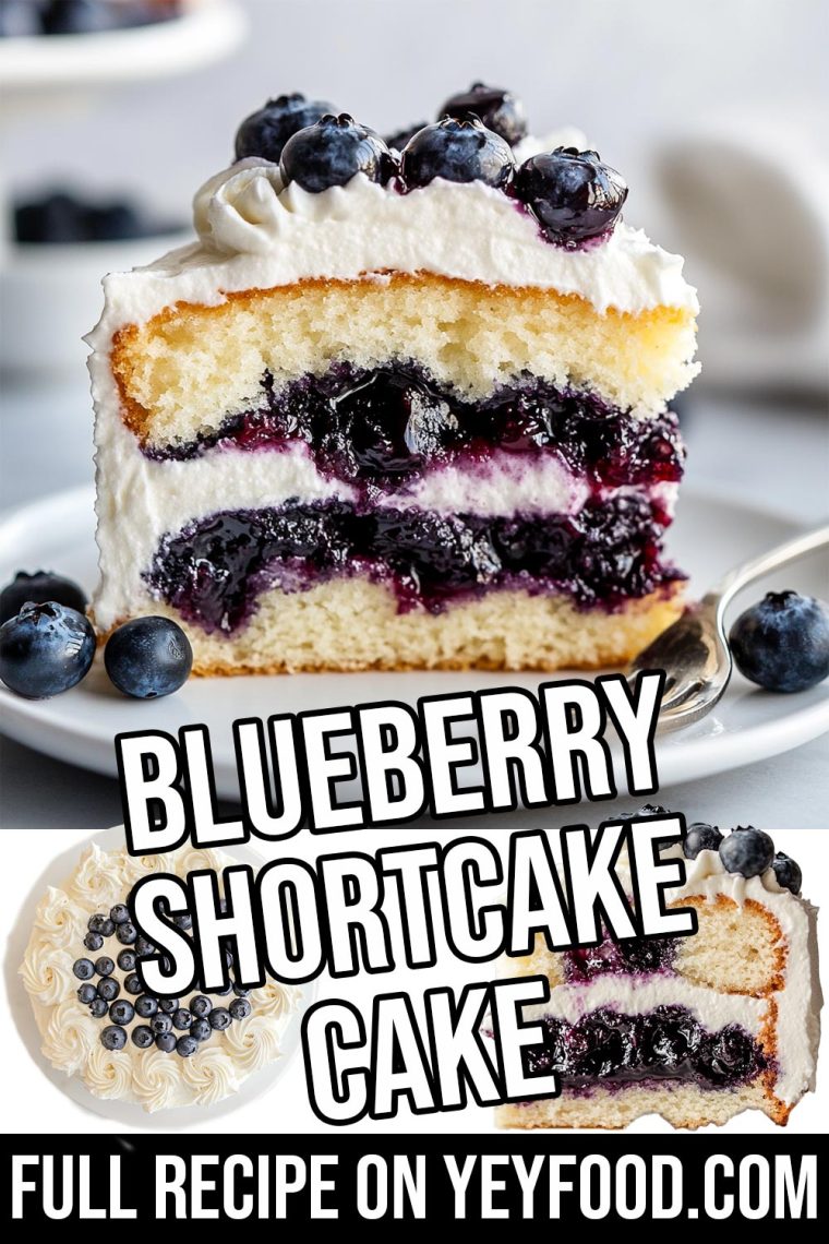Blueberry Shortcake Cake - Yeyfood.com: Recipes, cooking tips, and ...