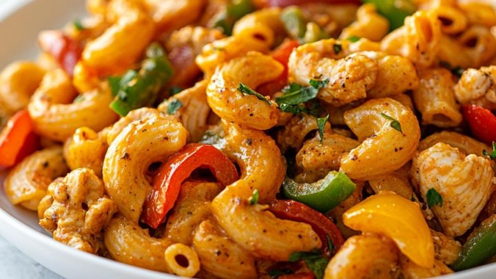 how to cook macaroni and chicken